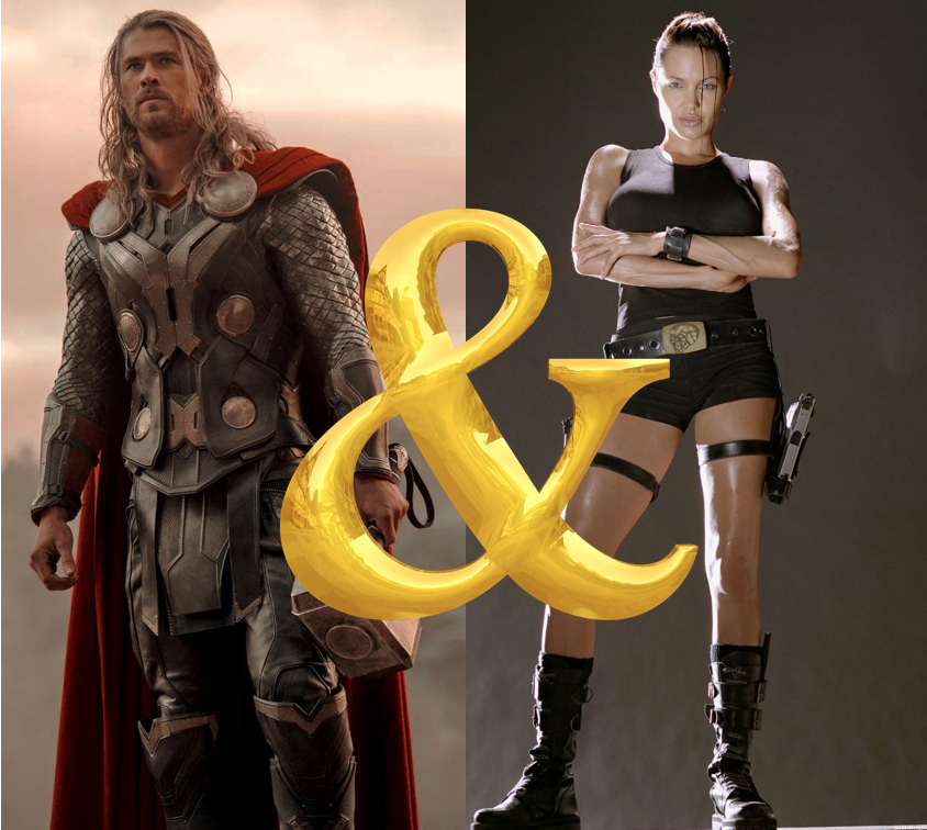 Thor y Lara Croft la nueva liga de la Justicia - REVGEN
